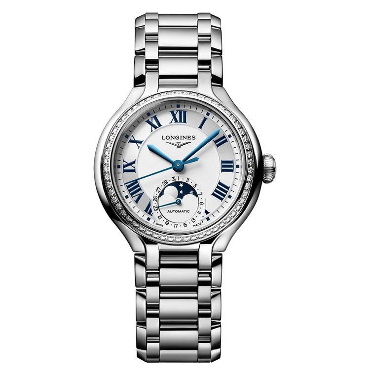 View the 浪琴 Longines PrimaLuna L8.126.0.71.6 - Cortina Watch